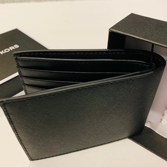 Michael Kors | Bags | Michael Kors Mens Black Wallet | Poshmark